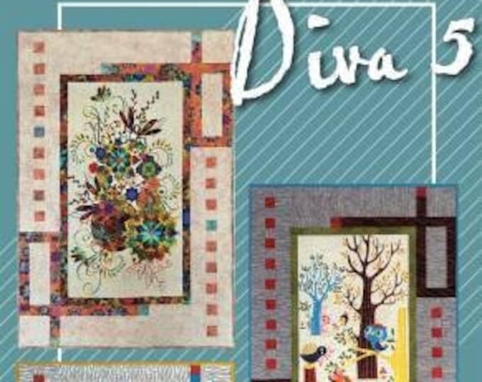 Diva 5 Quilt PATTERN by Maple Island Quilts Panel Friendly - Etsy