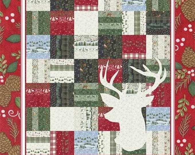 Woodland Cozy Quilt KIT Featuring Woodland Winter Fabric by Deb Strain ...