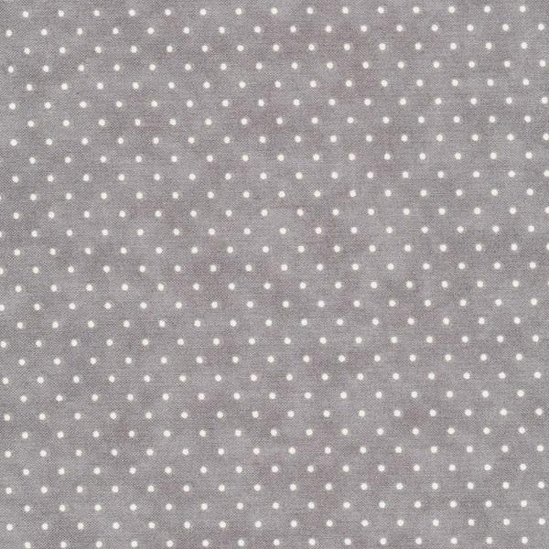 Essential Dots by Moda Graphite Gray (8654 122) Sold by the Half Yard ...