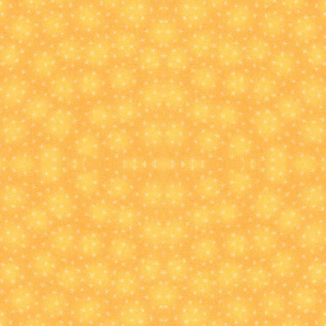 Starlet by Blank Quilting Yellow Tonal Stars Fabric (6383 Yellow) Sold ...
