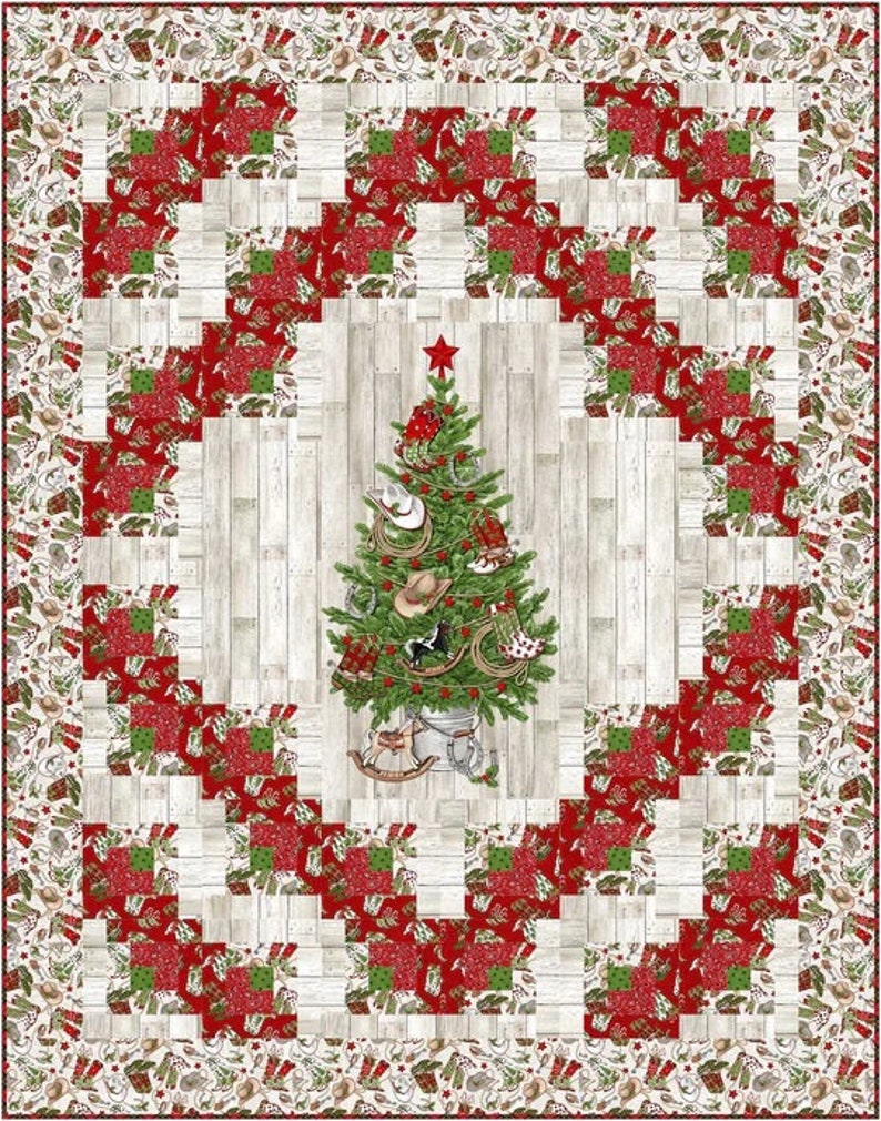 Hometown Holiday Quilt PATTERN by Patti's Patchwork Panel Friendly - Etsy