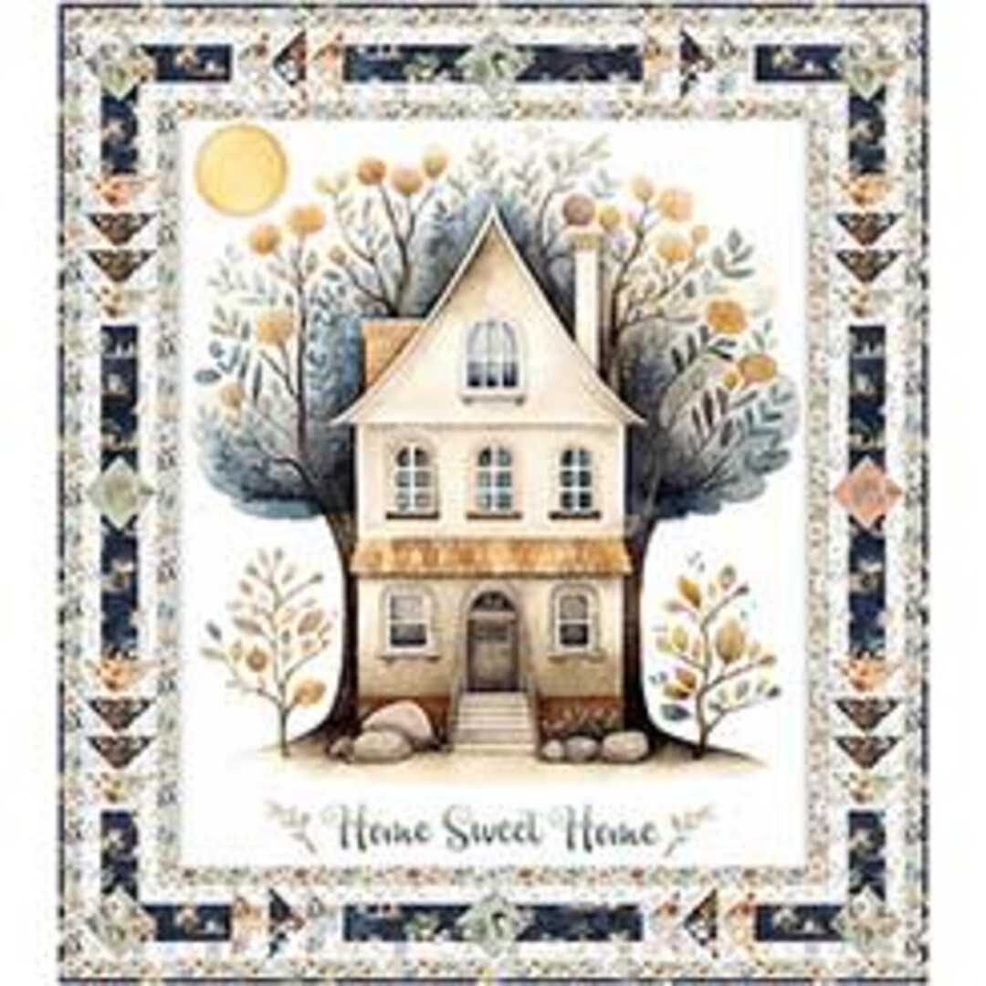 All Roads Lead Home Panel Quilt KIT Featuring Home Sweet Home Fabric ...