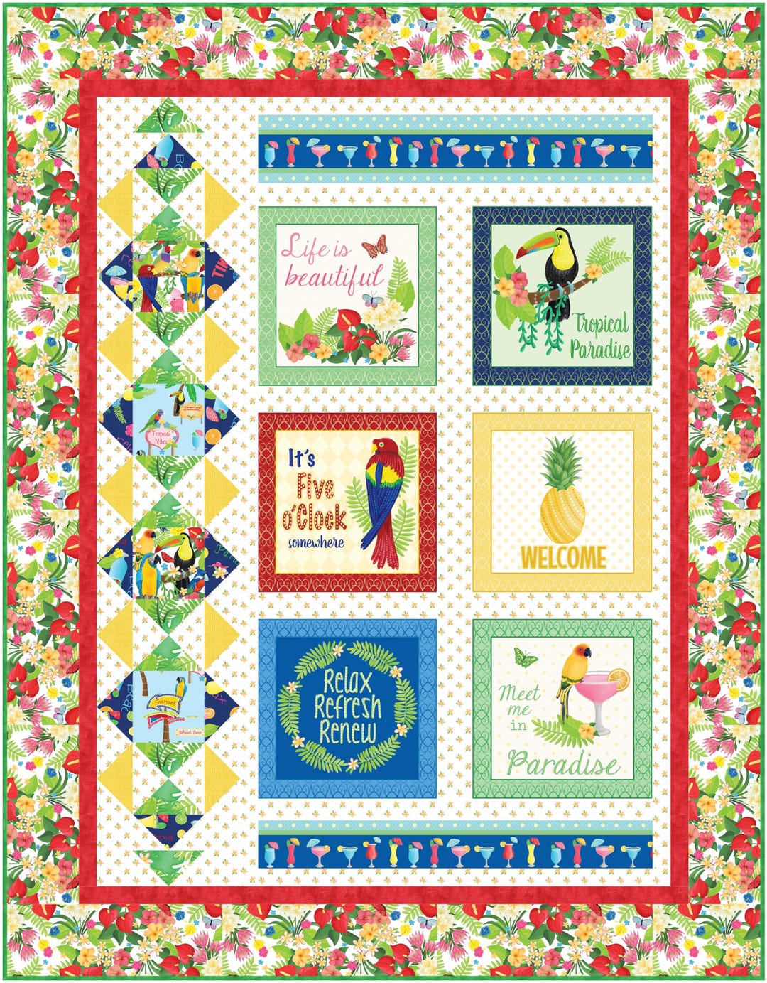 Family Album Quilt PATTERN by the Sweet Tea Girls Panel Friendly - Etsy