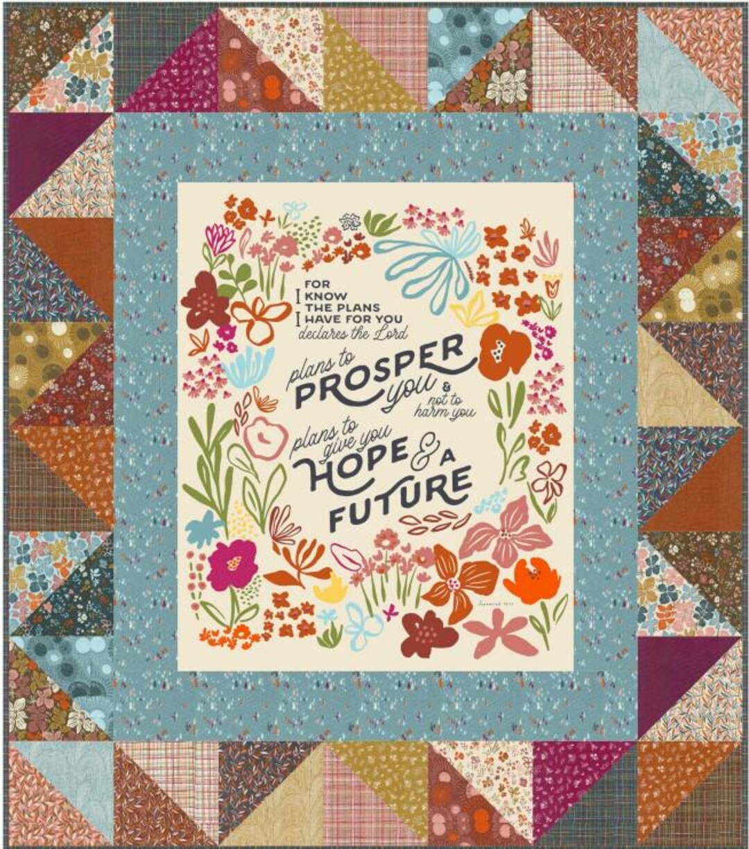 Easy Panel Quilt KIT Featuring Things Above by Fancy That Design House ...