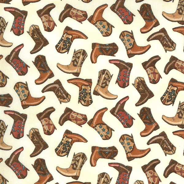 Cowboy Boots Fabric - Etsy