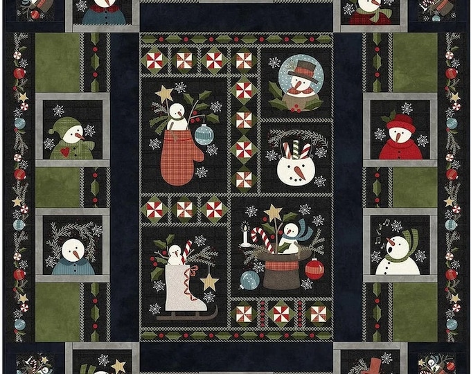 Snowdays Flannel Quilt Kit by Bonnie Sullivan for Maywood Studios - Etsy