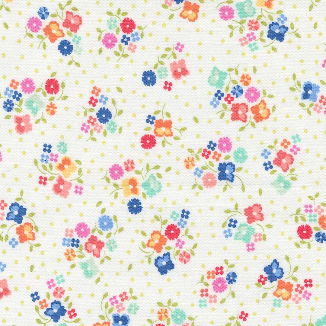 Cali & Co Fabric by Corey Yoder for Moda Multi-color Floral (29190 11 ...