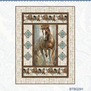 Run With Me Quilt PATTERN by Bound to Be Quilting BTBQ291 Panel ...