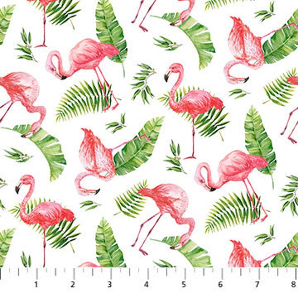 Flamingo Fabric - Etsy