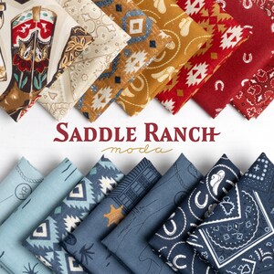 Saddle Ranch From Moda Fat Quarter Bundle - Etsy