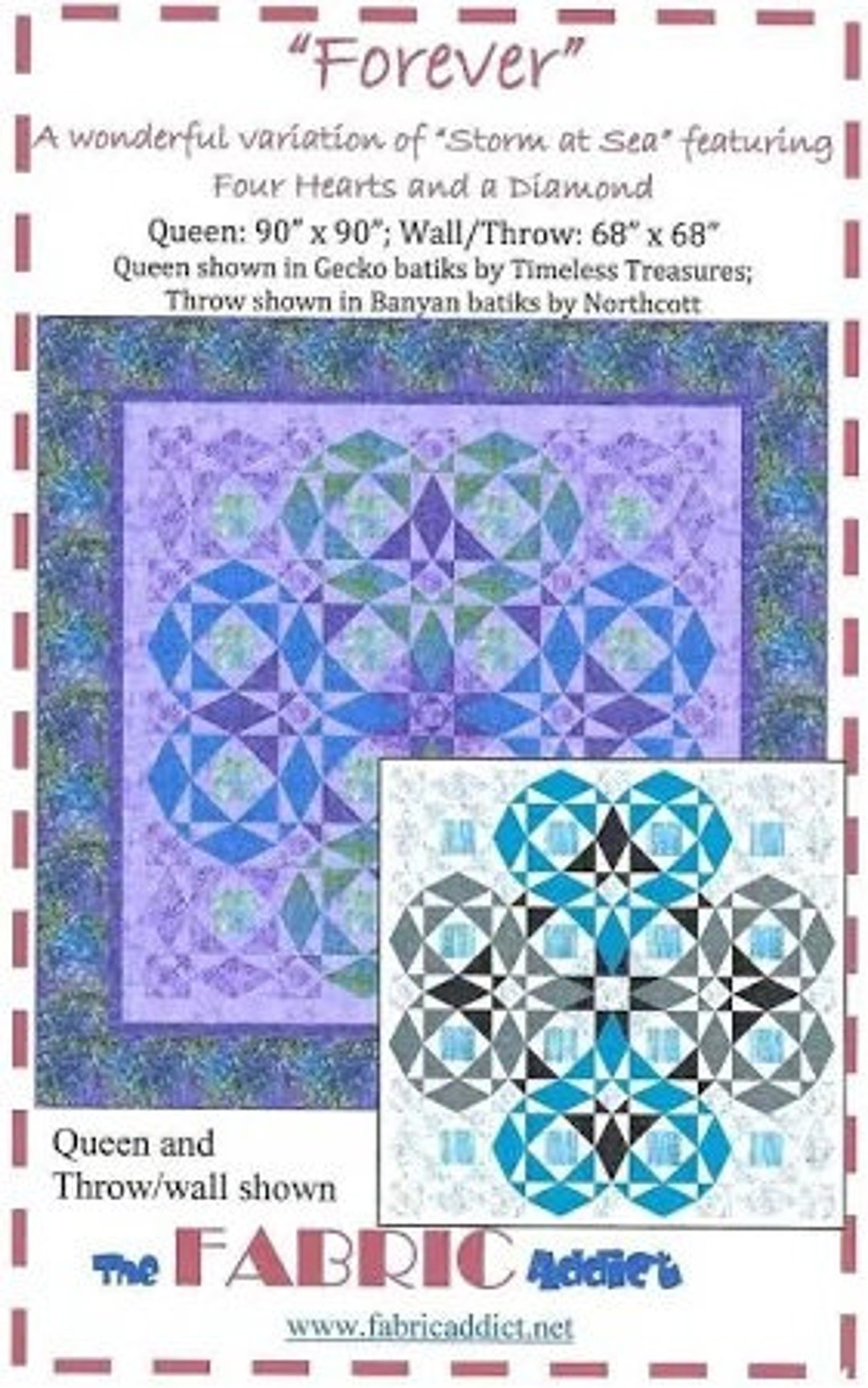 Forever Quilt PATTERN by the Fabric Addict Quilt Pattern - Etsy