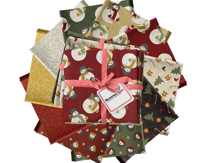 Snowballs by Cheryl Haynes for Benartex Fat Quarter Bundle - Etsy