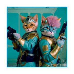 Captain Kitty, Cat Beauregarde, Pirate Premium Matte Poster Open Seas ...