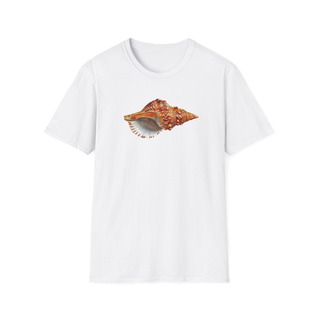 Conch Shell Front & Back Unisex Softstyle T-shirt Adult Size, Have Kid ...