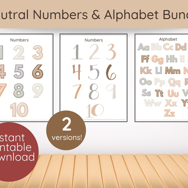 Neutral Posters - Etsy