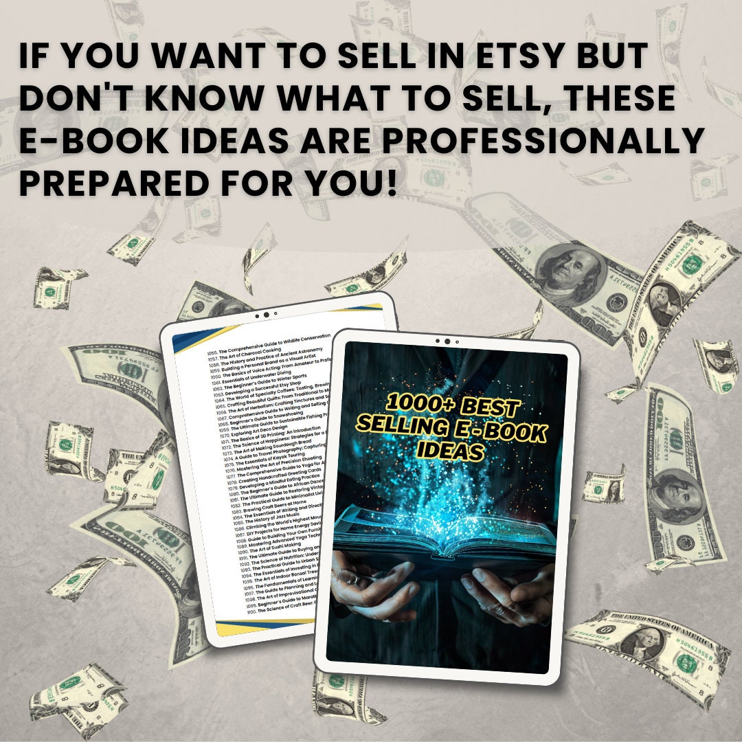 1000+ E-book Ideas, 2024 Etsy E-book Ideas, Best Selling E-book Ideas ...