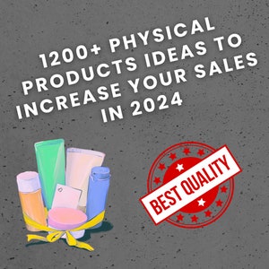 1200+ Physical Product Ideas, 2024 Etsy Physical Product Ideas, Best ...