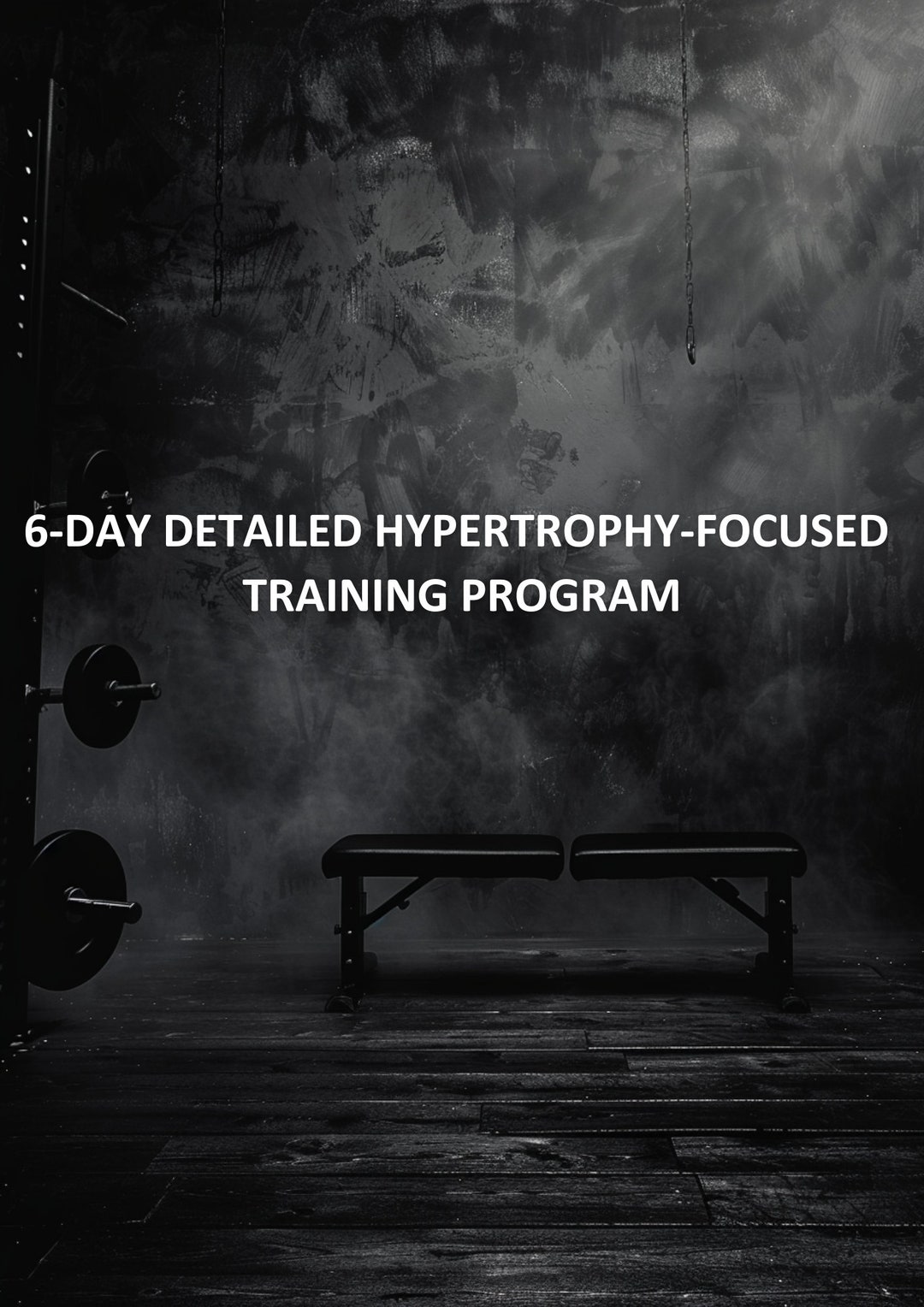 6-day Hypertrophy Focused Bodybuilding, Fitness, Gym Training Program. 6-day Detailed Fitness ...