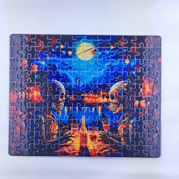 Sugar Skull Puzzle - Etsy