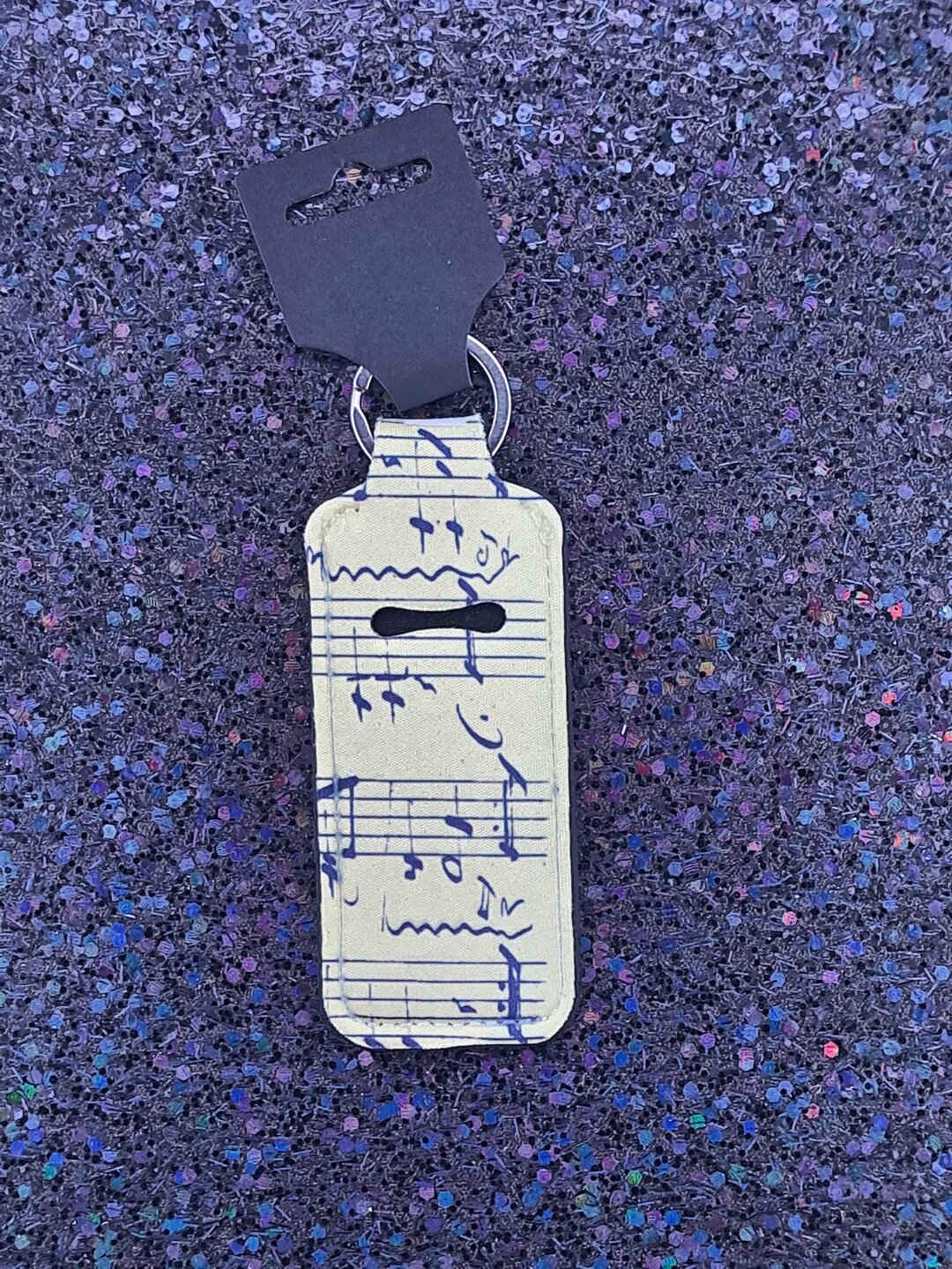 Lip Balm Keychain Holder music Notes - Etsy