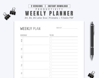 Simple Minimalist Daily Habit Tracker Pdf Weekly Habit - Etsy