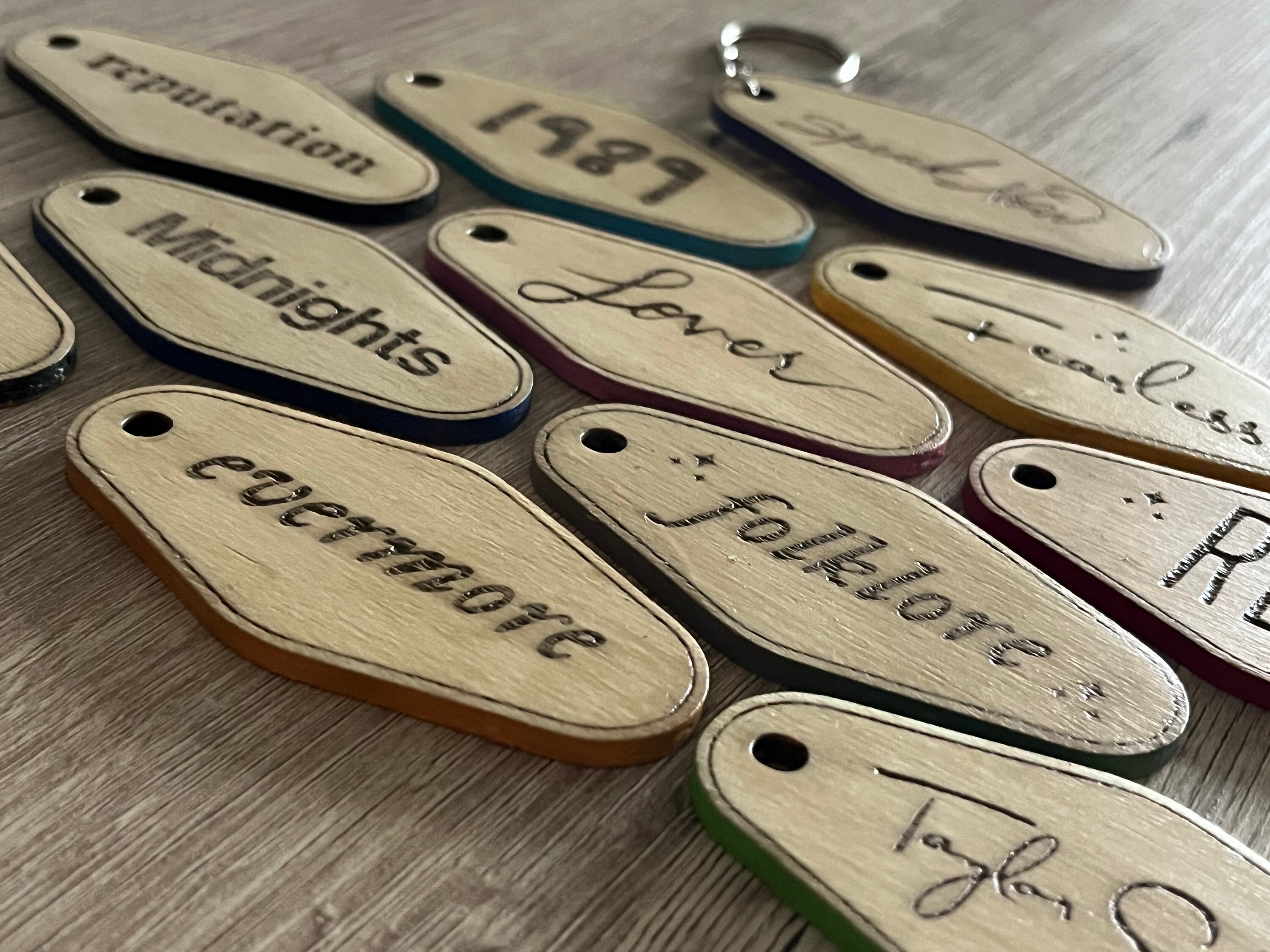 Taylor Swift Keychain wood Portachiavi Eras Tour - Etsy Italia