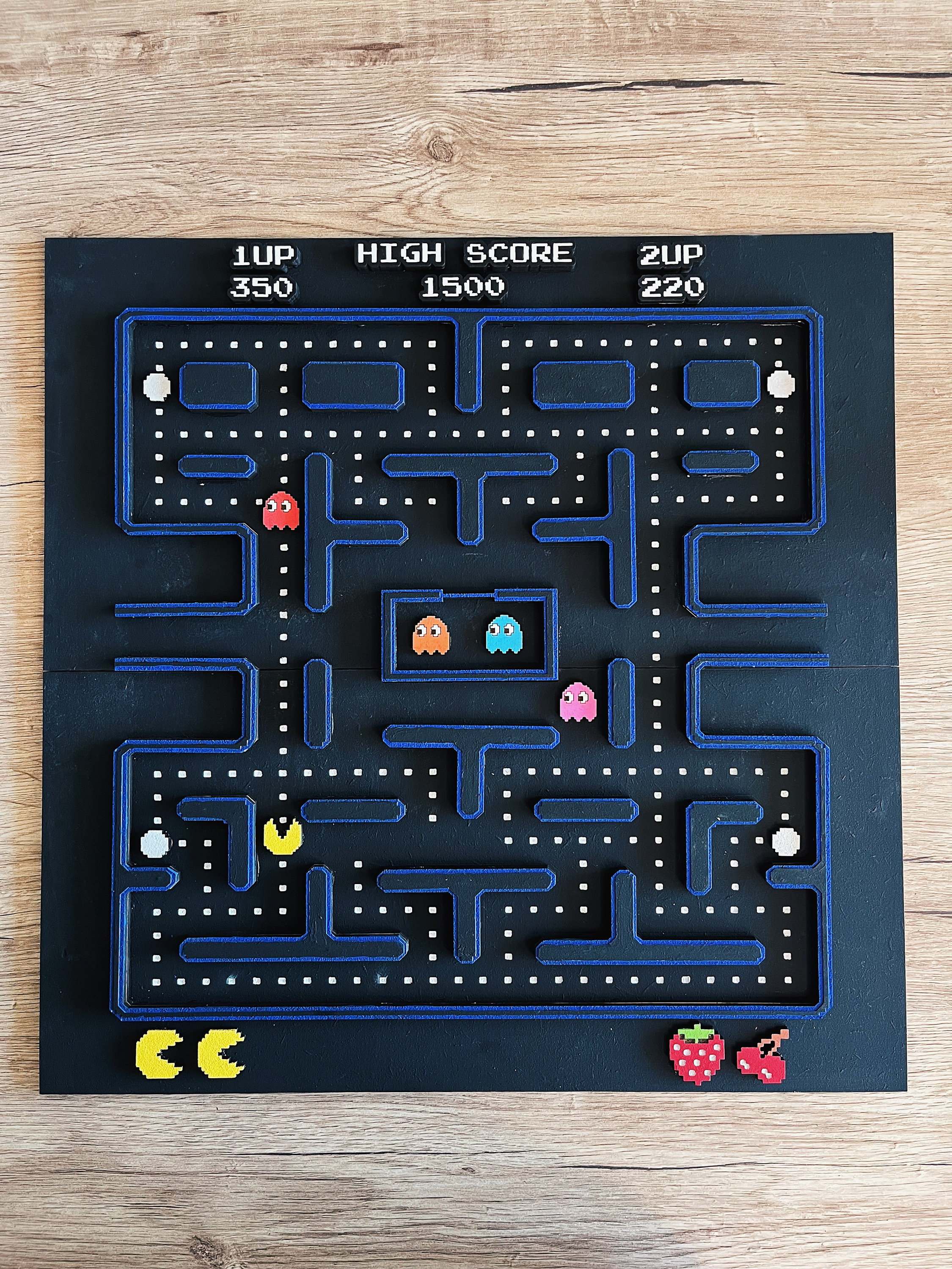 Pacman Inspired Map Engraving SVG, DXF, AI, Lightburn Digital Project ...