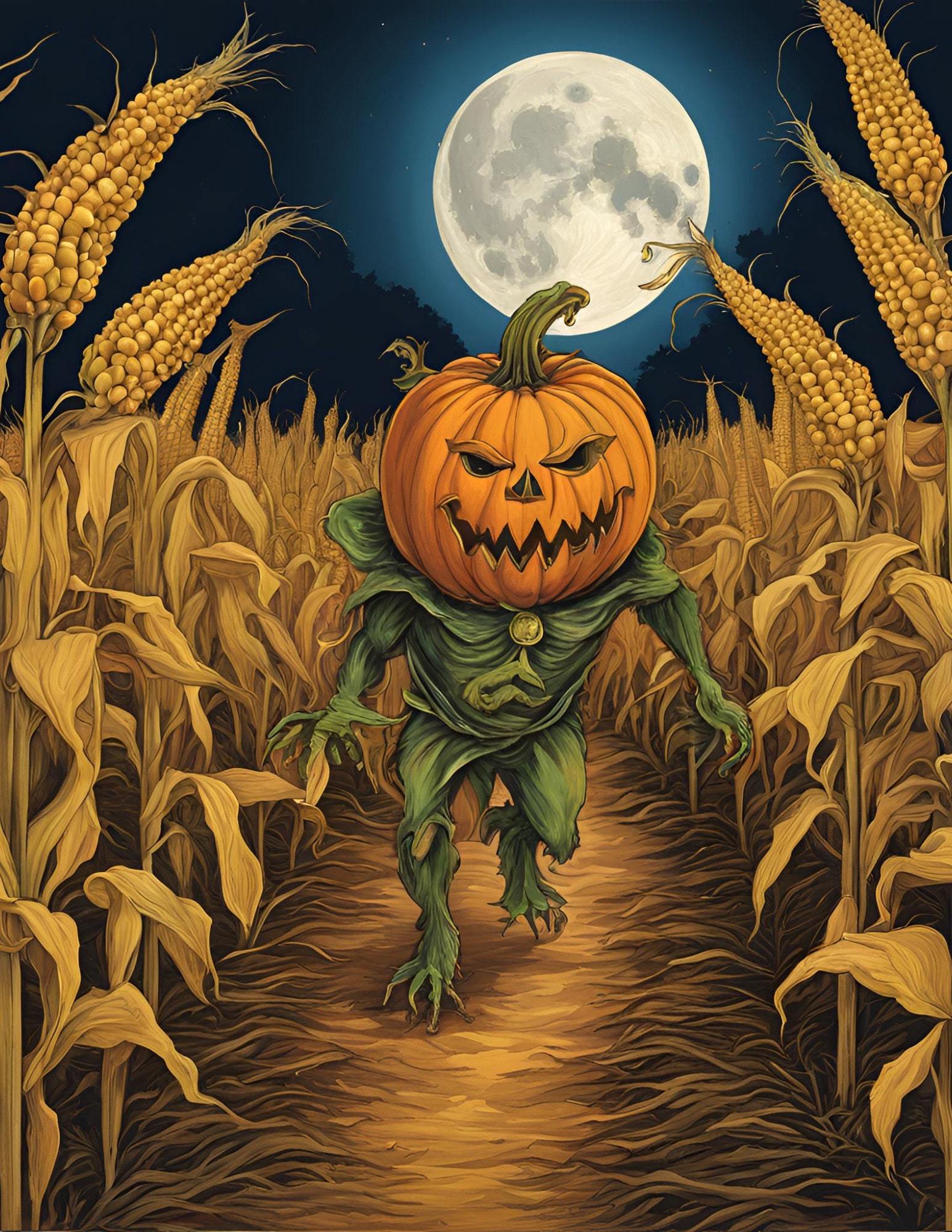 Pumpkin Goblin Printable Wall Art Bundle of 10 for Halloween - Etsy Canada