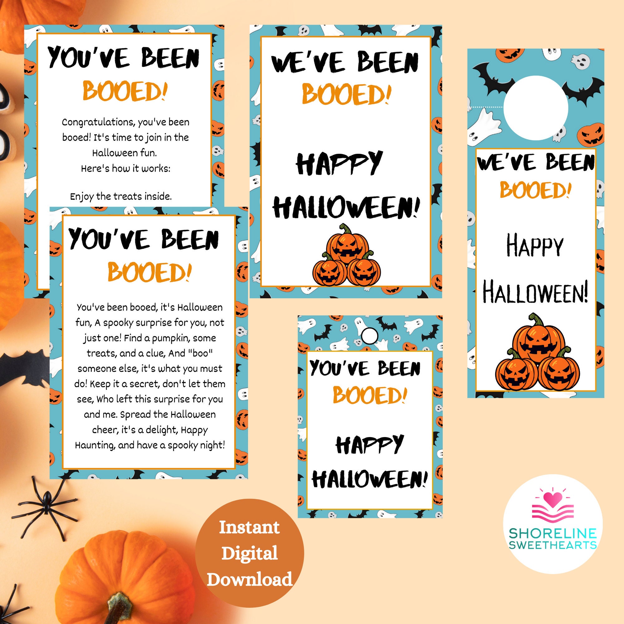 You've Been Booed Halloween Printable, You've Been Booed Kit, We've ...
