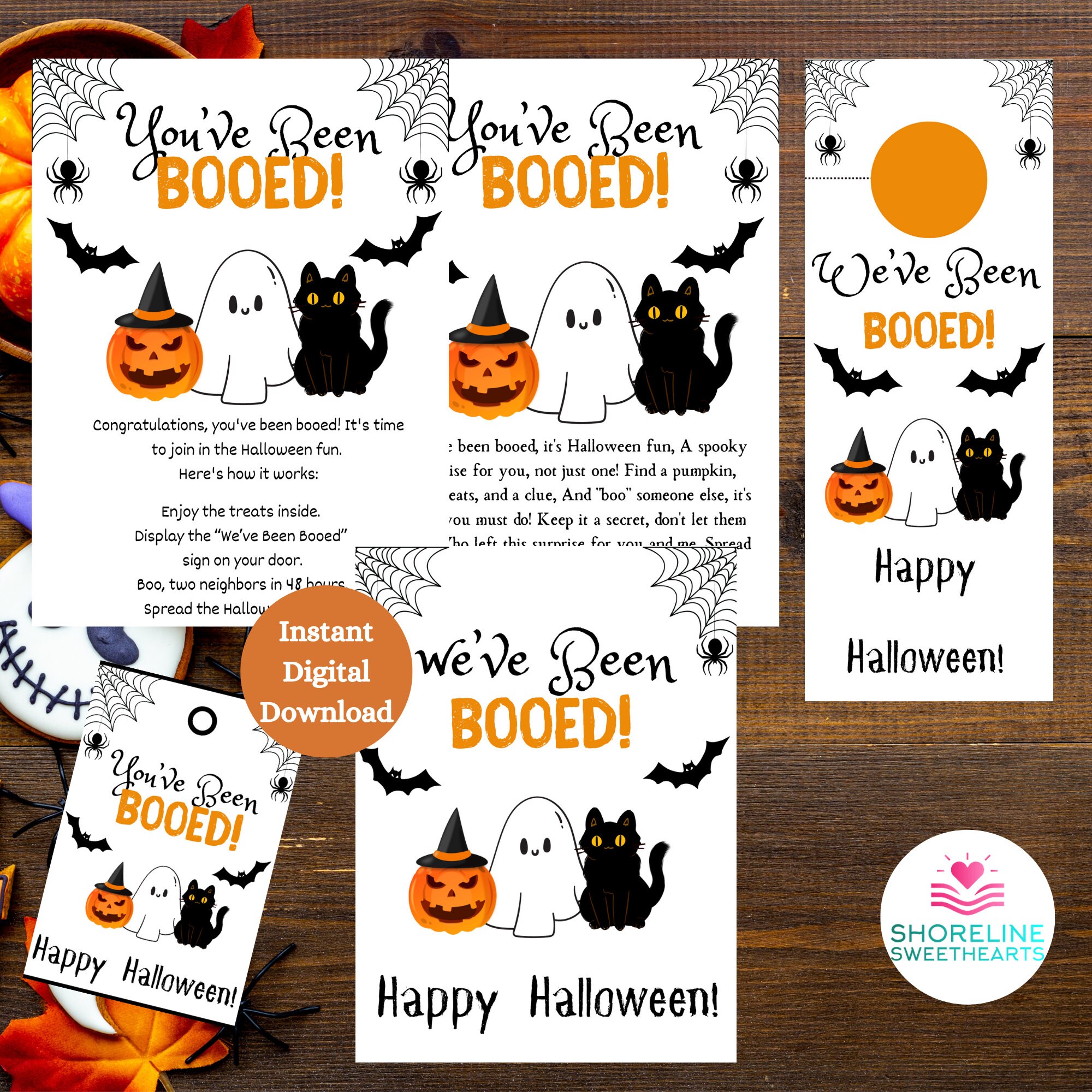 You've Been Booed Halloween Printable, You've Been Booed Kit, We've ...