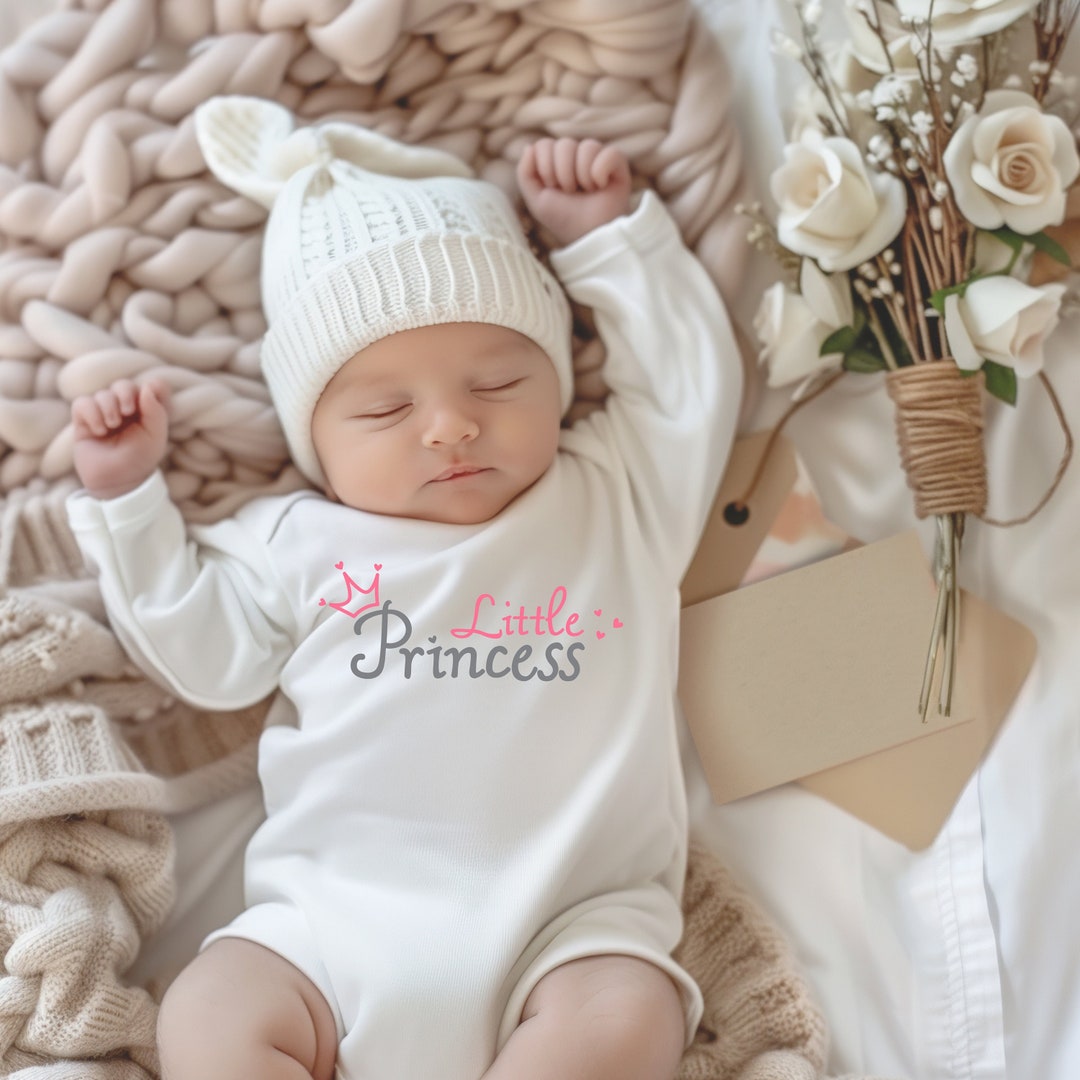 Baby Bodysuit Little Princess, Newborn Girl Baby Bodysuit Gift ...