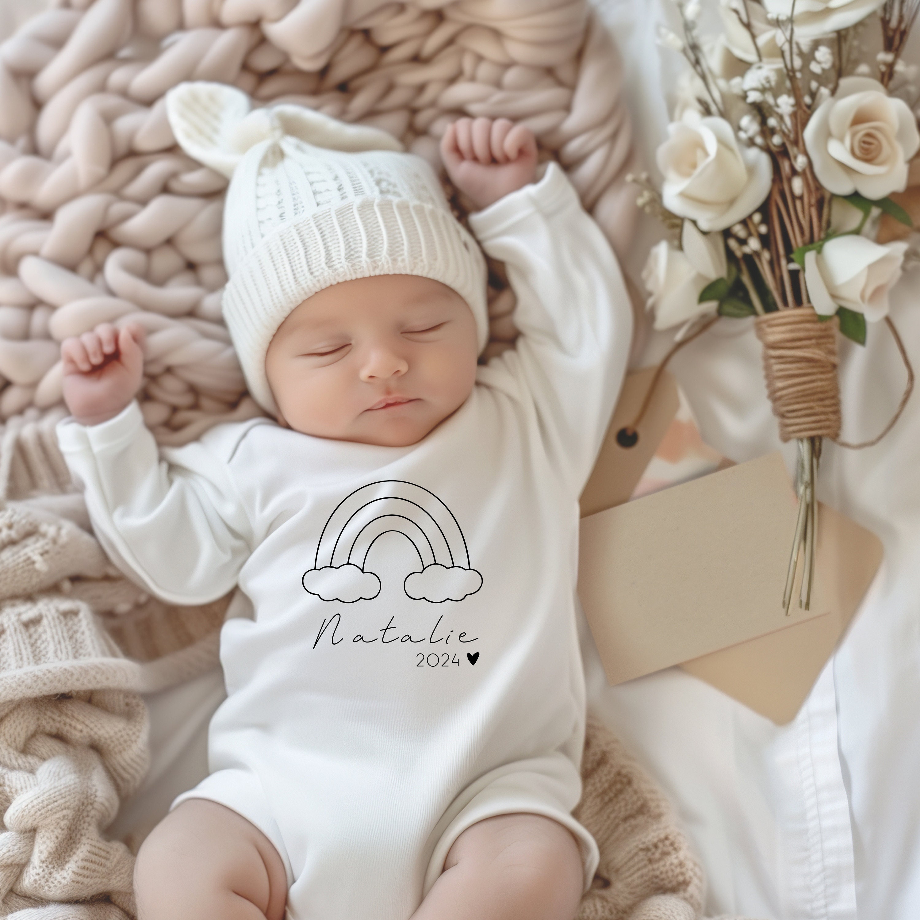 Personalized Baby Body Baby Name Year, Baby Body Name, Baby Body for ...