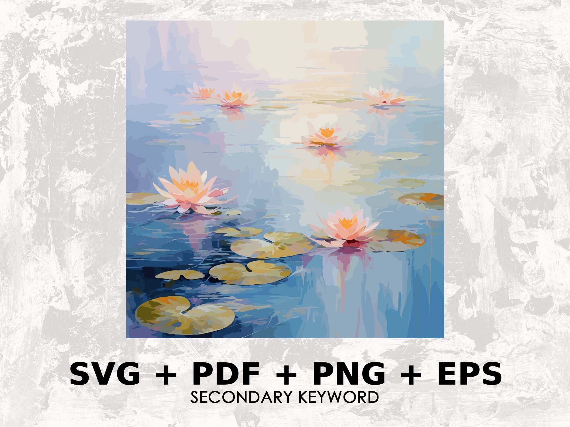 Pond Svg Png Eps Commercial Use Clipart Vector Graphics for - Etsy