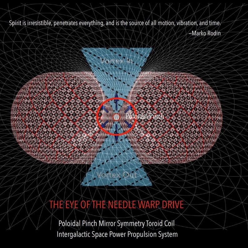 RODIN COIL LARGE Toroidal Energy Healing Device Poe Abha Bifilar Tesla ...