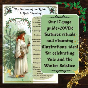 YULE Rituals & Spells Printable Guide for Grimoire, Sabbat Witch ...