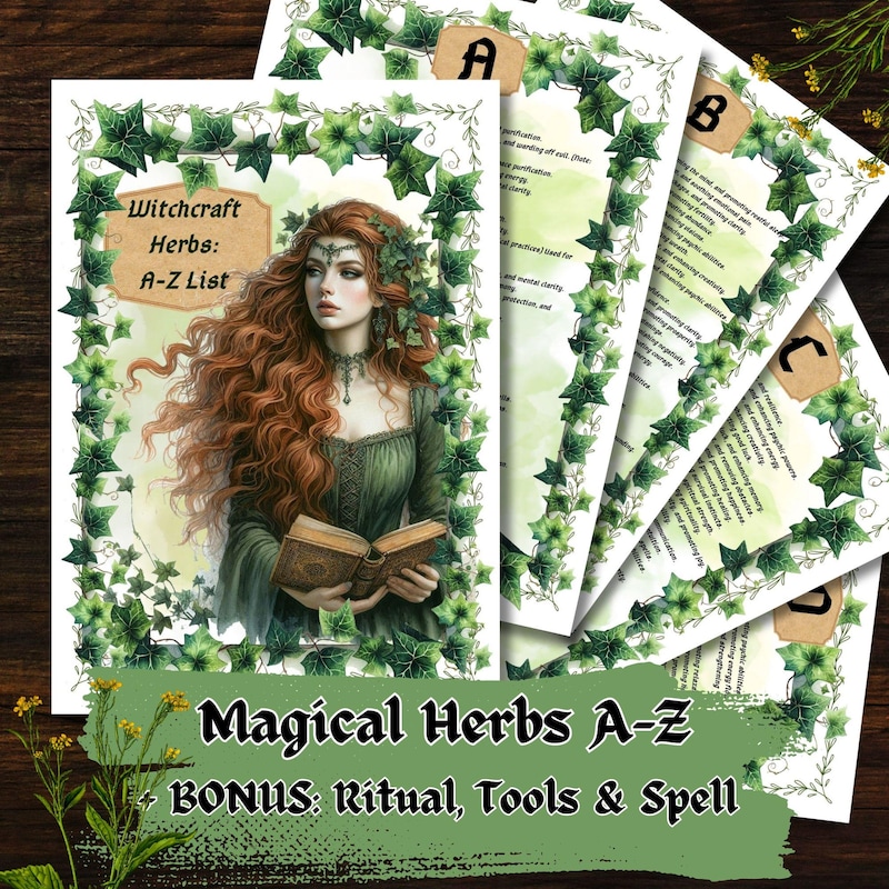 Herbal Grimoire - Etsy