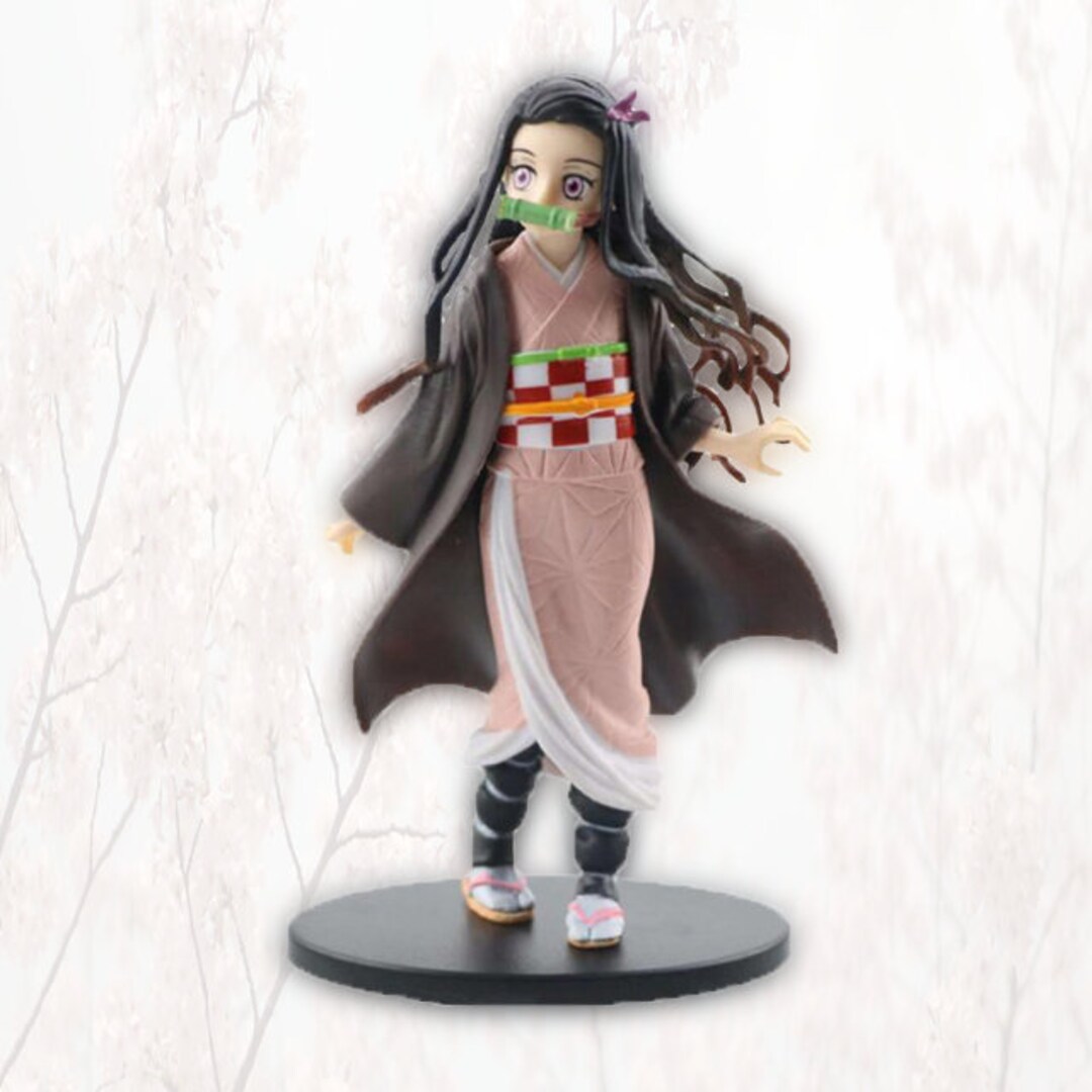 Demon Slayer Figurines Standing Pose Kawaii Anime Room - Etsy