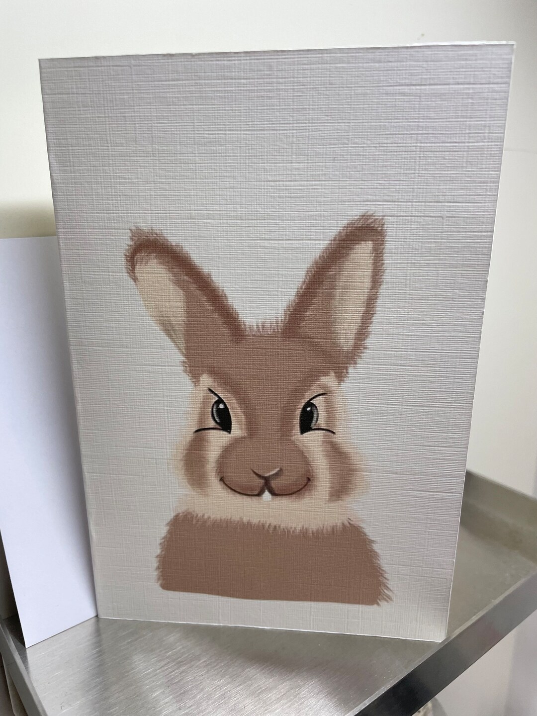 Rabbit Card Happy Birthday Rabbit All Occasions Celebration - Etsy