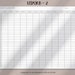 Undated Year Calendar Printable & Fillable, Year at a Glance, Year on ...