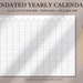 2 Page Blank Monthly Calendar Printable, Minimalist Calendar Template ...