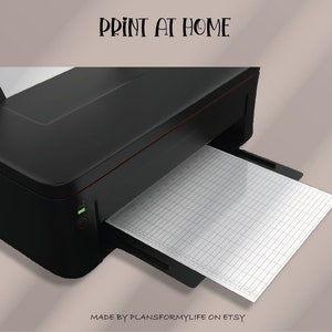 Undated Year Calendar Printable & Fillable, Year at a Glance, Year on ...