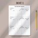 Exam Tracker Printable, Assessment Tracker Sheet, University Planner ...