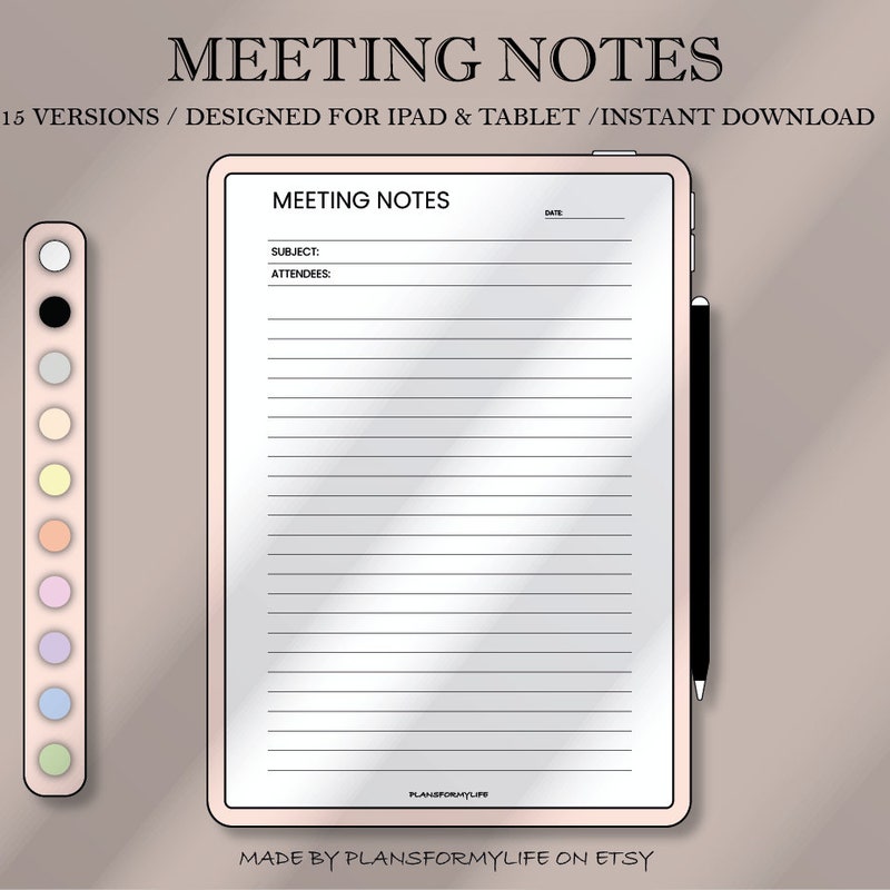 Good Notes Templates - Etsy