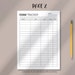 Exam Tracker Printable, Assessment Tracker Sheet, University Planner ...