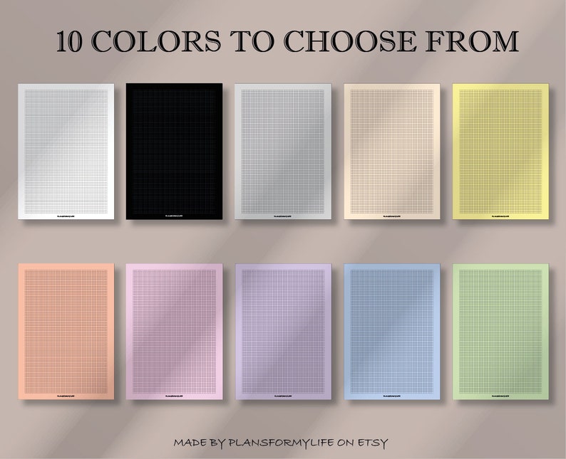 Digital Grid Paper, Small Grid Paper, Squared Paper, Goodnotes ...