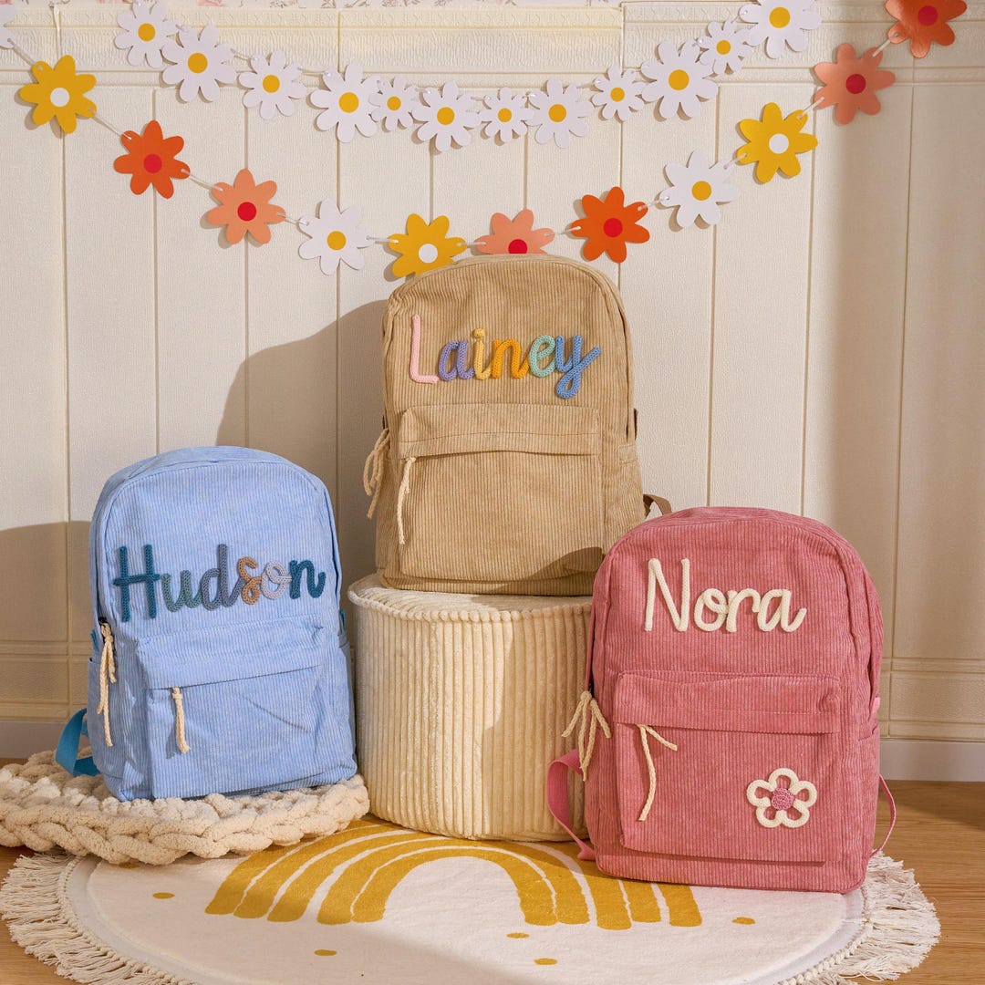 Personalized Kid Backpack • Kid Christmas Gift • Back to School - Etsy