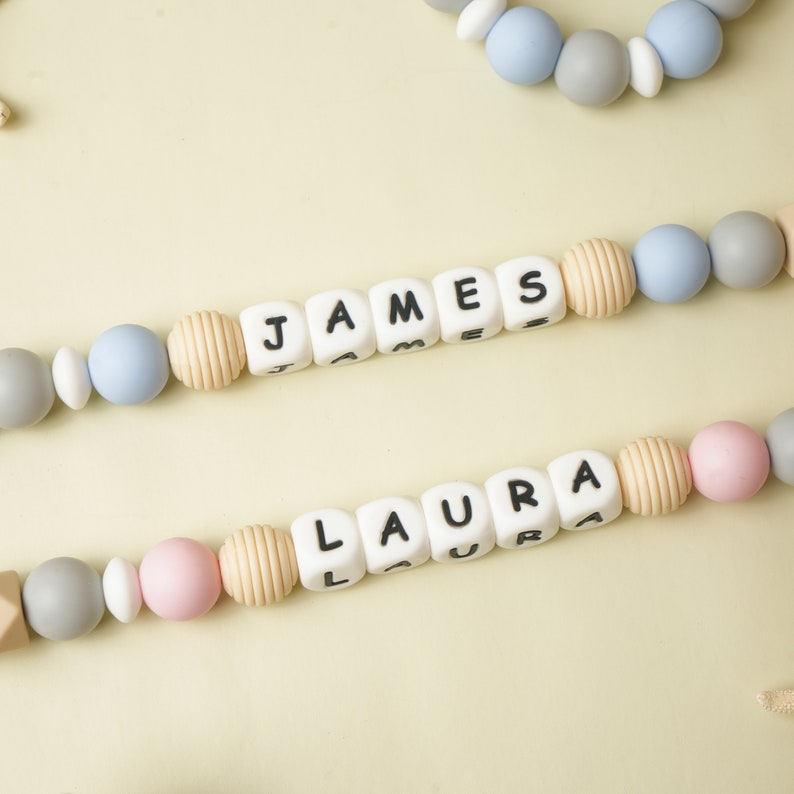 Dummy Clip With Personalized Name Dummy Clip Dummy Chain Pacifier Clip ...