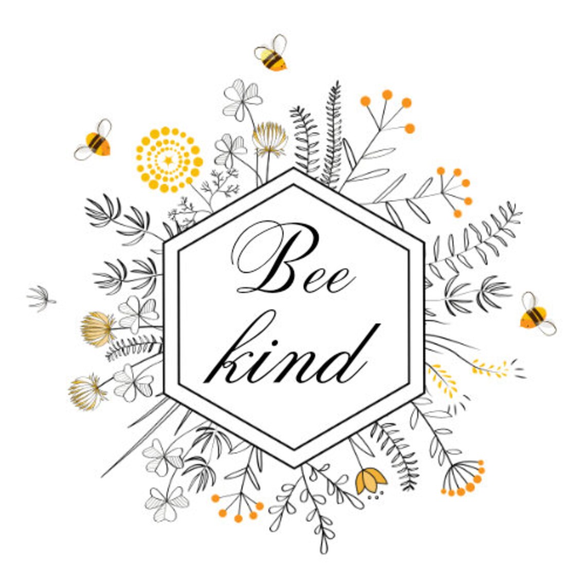 Bee Themed Digital Stickers - Etsy