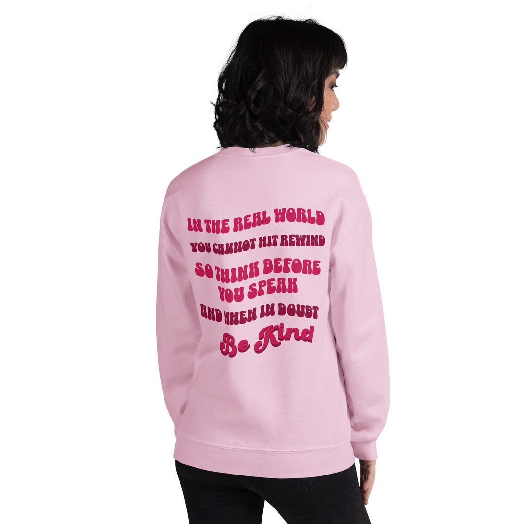 Pink Shirt Day Anti-bullying Be Kind Unisex Sweatshirt - Etsy