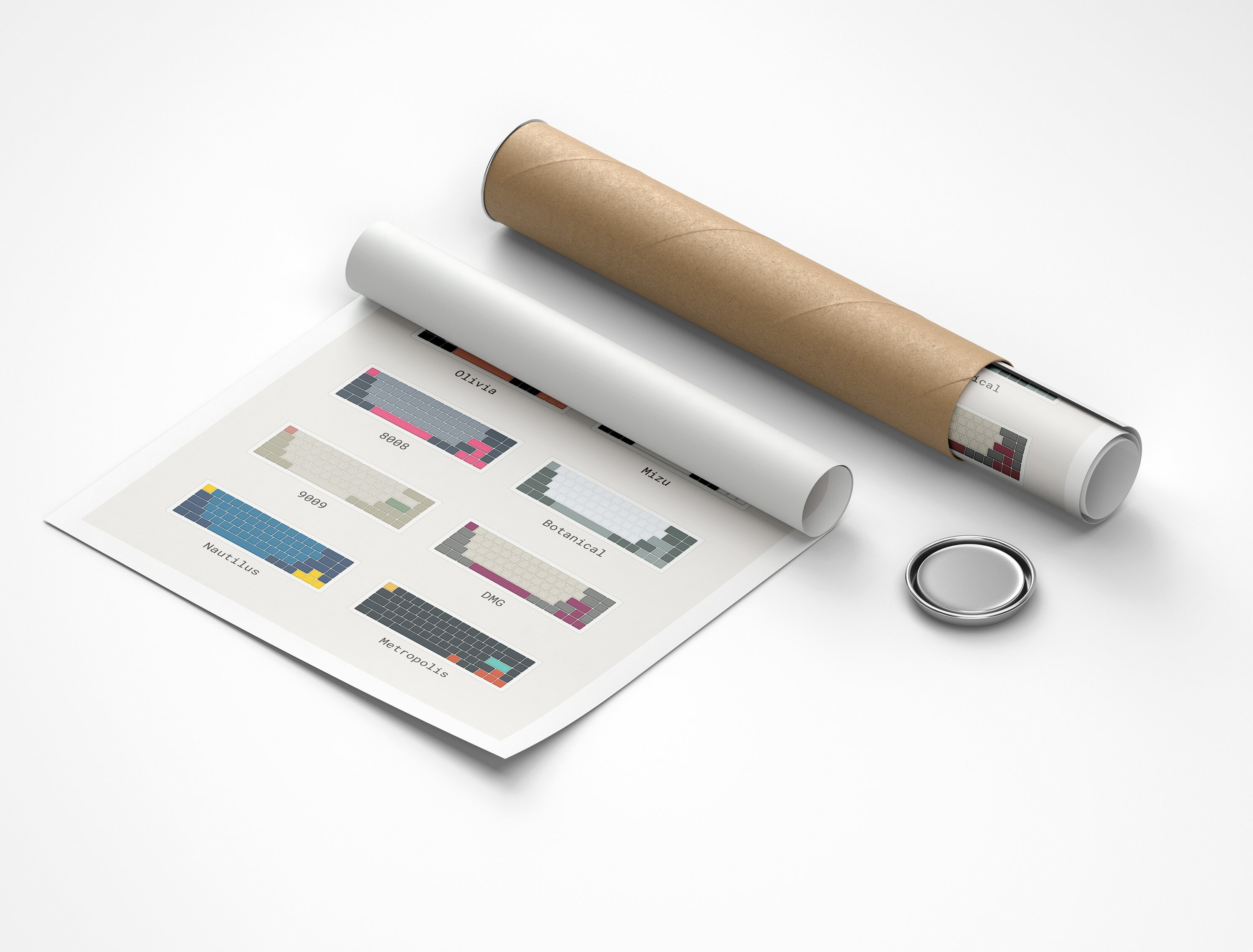 GMK Keycap Sets Poster Mechanical Keyboard Enthusiast, Keycap Art Decor ...